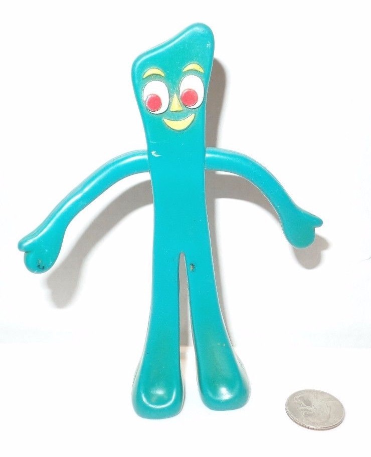 Vtg Trendmasters Toys 6" Gumby Bendable Figurine Action Figure Toy Doll ...
