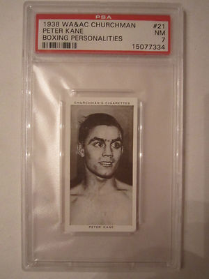 1938 PETER KANE BOXING CHURCHMAN PSA GRADED 7 NEAR - MINT CARD | eBay