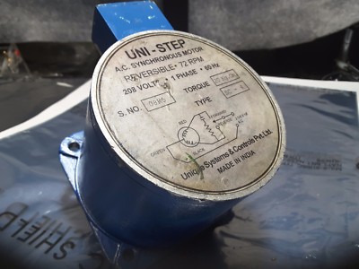 Usc Uni-step Ac Synchronous Reversible 72 Rpm Motor Type Sc-4 20kg. Cm ...