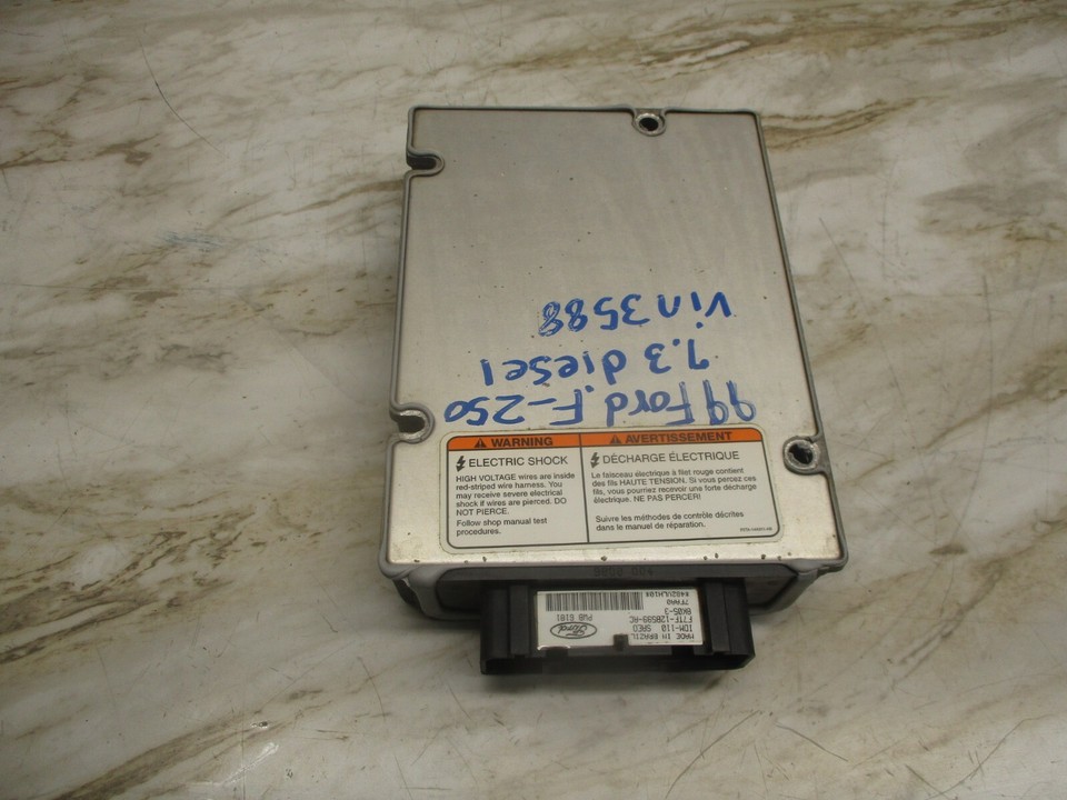 F7TF-12B599-AC 97 98 99 Ford E350 Van 7.3L Diesel Fuel Injector Control ...