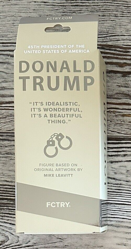 Inmate Prison Donald Convicted Felon Trump Lock Him Up Action Figure ...