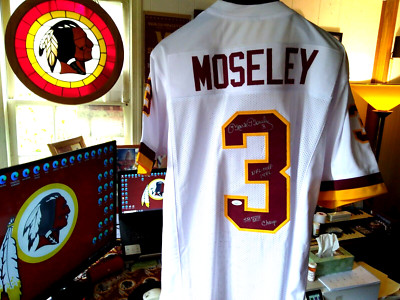 Washington Redskins SIGNED Mark Moseley Embroidered Jersey XL - NFL MVP ...