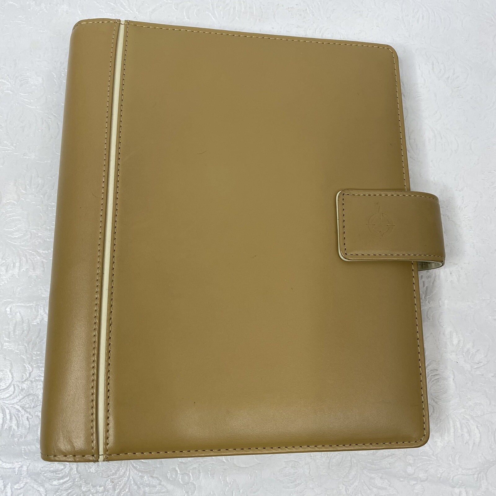 Franklin Covey Classic Tan Full Grain Leather 7-Ring Planner 8x9.5x1.75 Magnetic | eBay