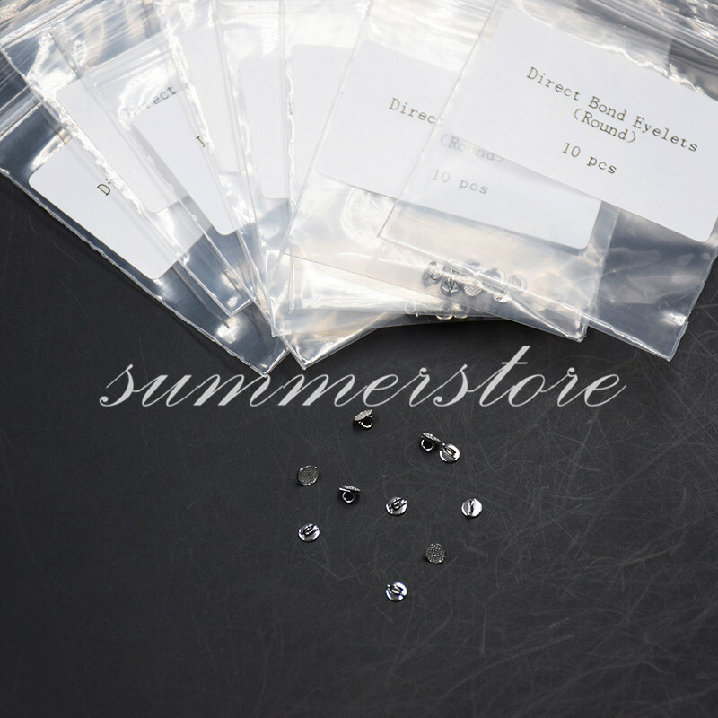 10 Pcs Dental Orthodontic Direct Bonding Eyelets 3.2mm Round Base ...