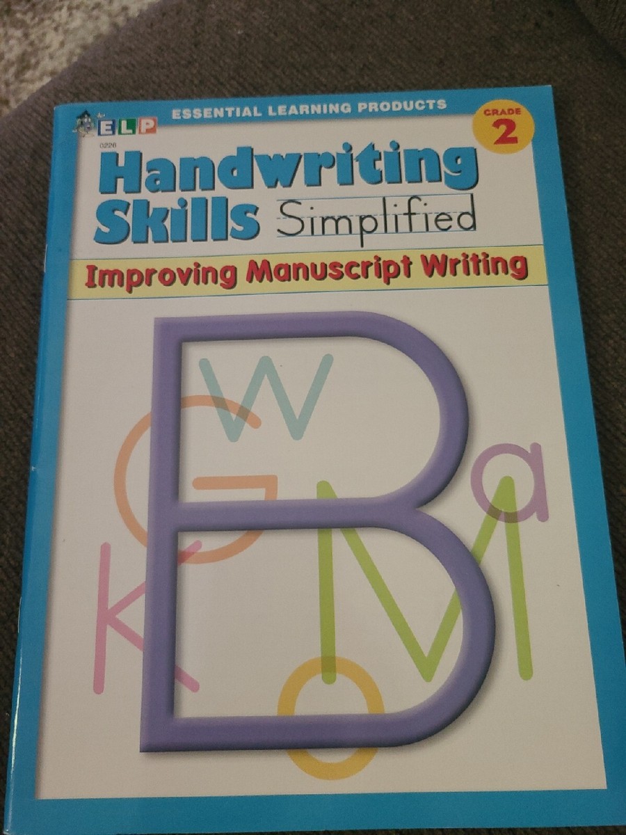 Manuscript Writing Practice Handwriting Skills Simplified Workbook ...