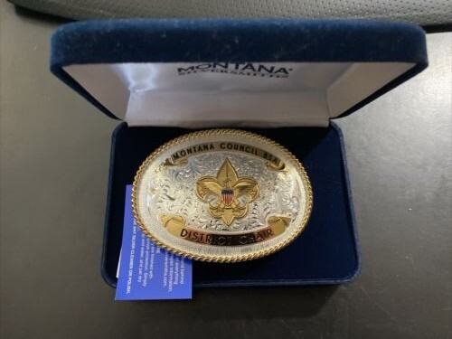 Montana Council BSA Western Belt Buckle District Chair by Montana ...