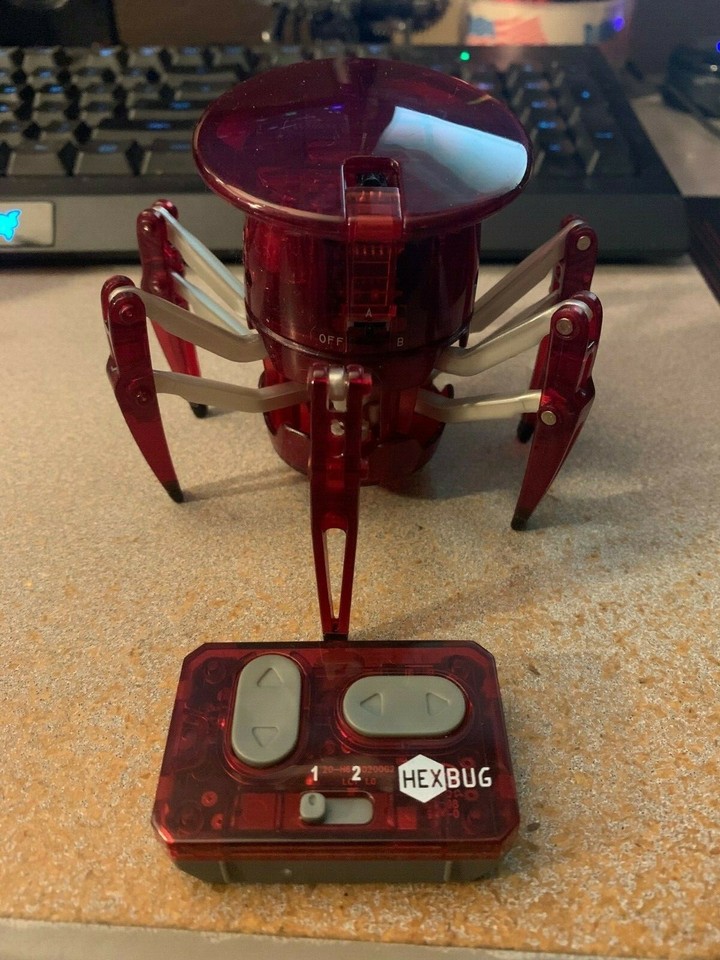 HEXBUG Battery Powered Robot Micro Robotic Hex Bug Larva, Spider ...