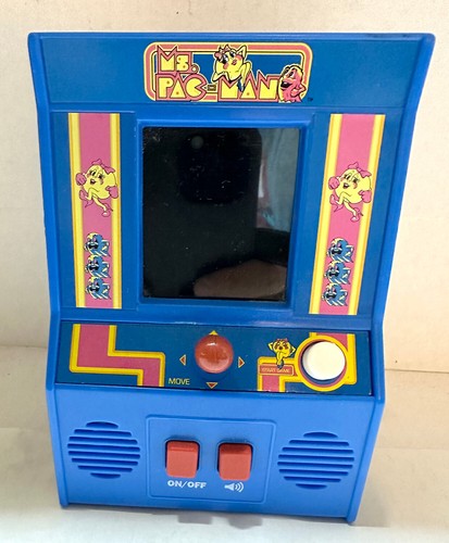 Ms Pacman Arcade Mini Handheld Tabletop Game Electronic Tested Works ...