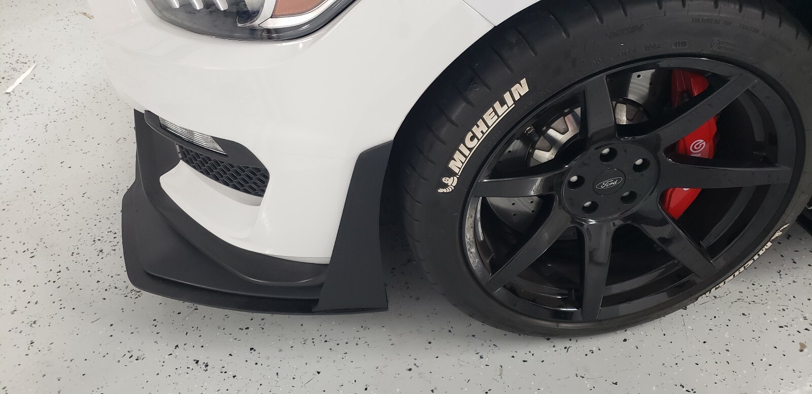 FRONT SPLITTER +(2020 GT500 style) winglets for 2015-2020 MUSTANG ...