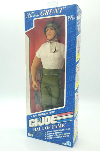 GI Joe BASIC TRAINING GRUNT 1992 Poseable Action Figure 12" Hall of ...