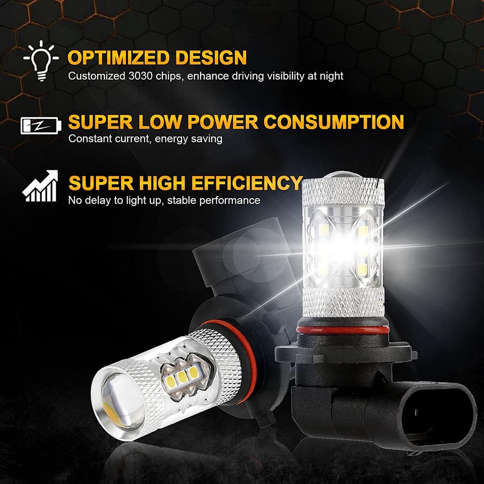 For Ford Expedition 2018-2020 Led Lights Hi-Low Beam Fog Light Bulbs ...