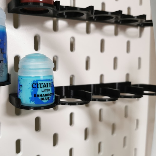 Citadel Games Workshop Paint Racks Holders for IKEA SKADIS Pegboard ...