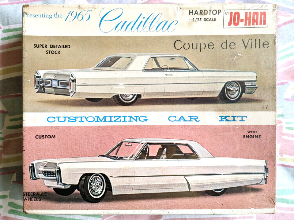 ULTRA RARE! FACTORY-SEALED ORIGINAL JOHAN 1965 CADILLAC COUPE DE VILLE ...