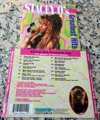 STACEY Q Greatest Hits RARE CD SSQ Playback Synthicide Shy Girl Too Hot ...