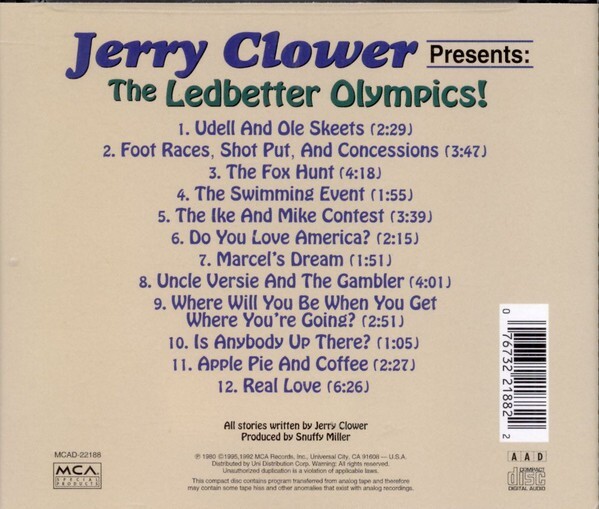 Ledbetter Olympics by Jerry Clower (CD, 1995) for sale online | eBay