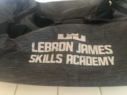 Rare Nike Official LEBRON JAMES Skills Academy Camp Roller Duffel Bag ...