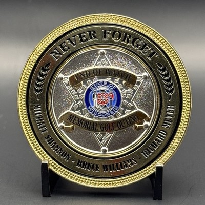 Green Lake Winnebago Adams Sheriff Police Challenge Coin - Golf ...