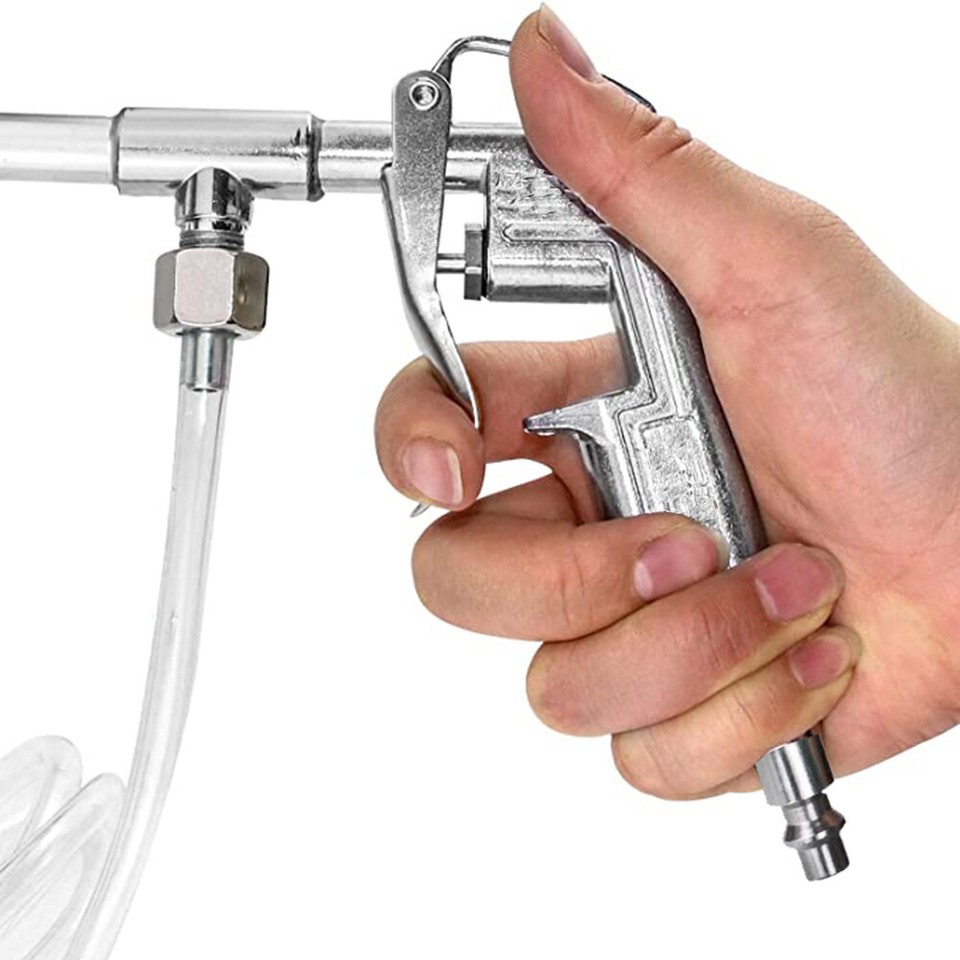 Car Power Engine Cleaner Air Gun Syphon Solvent Spray Gun Spraying ...