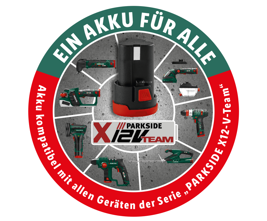 PARKSIDE® Batterie 12 V avec chargeur X12V TEAM | eBay