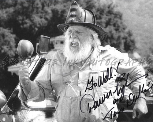 DENVER PYLE SIGNED 8X10 UNCLE JESSE DUKES OF HAZZARD AUTOGRAPH | eBay