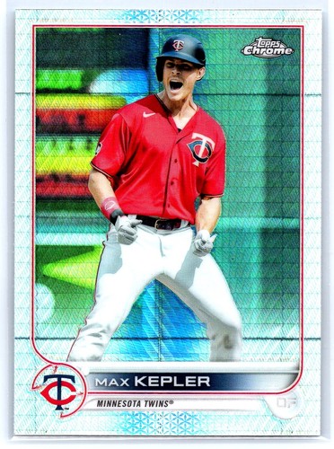 2022 Topps Chrome Prism Refractor Parallel #58 Max Kepler Minnesota ...