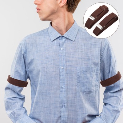 1 Pair Elastic Armbands Shirt Sleeve Holders Arm Shirt Garters Shirt ...