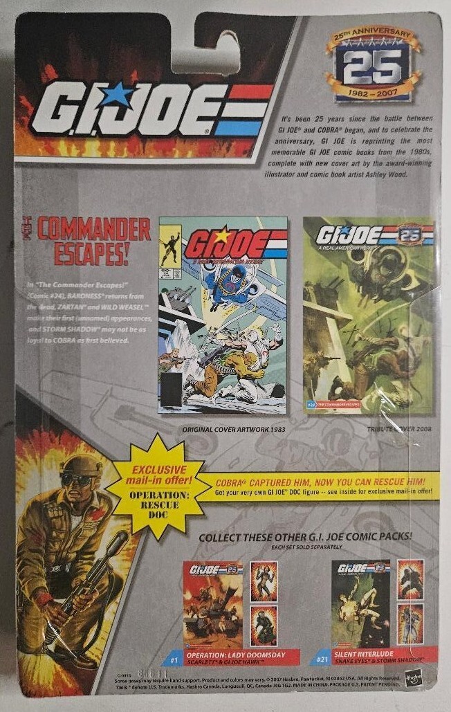 Hasbro GI Joe 25th Anniversary Comic 2 Pack | eBay
