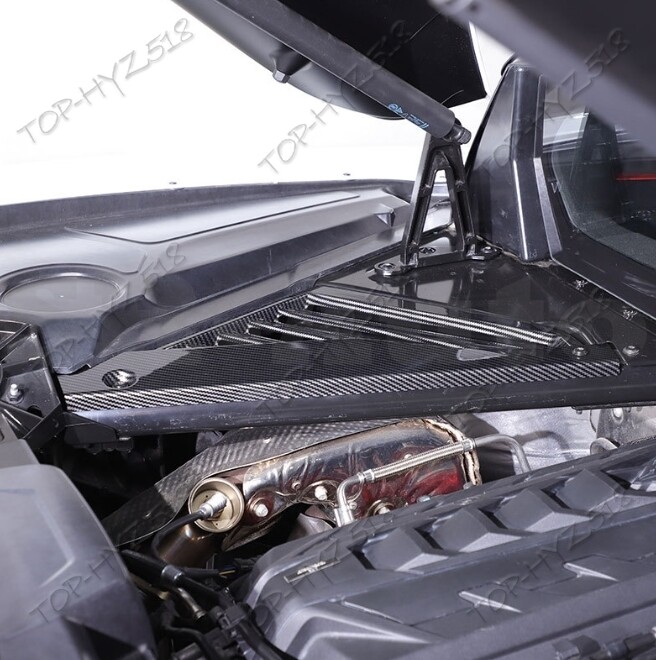 20+ Corvette C8 engine compartment inclined tie rod side baffle ABS ...