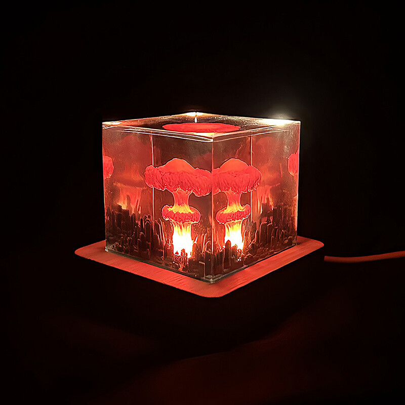 Nuclear Explosion Bomb Mushroom Cloud Lamp Flameless Lamp For Living ...