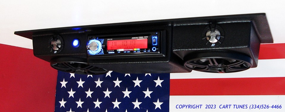 Golf Cart Radio CD PLAYER Overhead Console Stereo SOUNDBAR | eBay