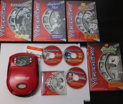 Tiger VideoNow Red Personal Video Player + 9 Video Discs WORKING! | eBay