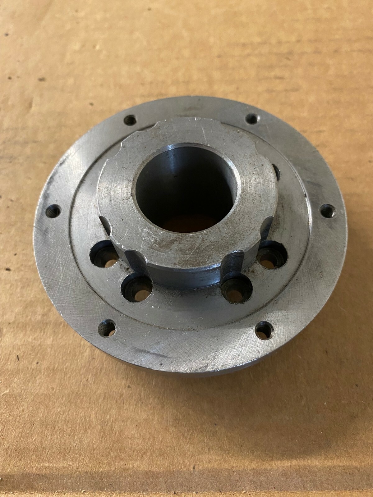 BUCK 4" AJUST-TRU CHUCK MOUNTING PLATE 1.89" DIA STRAIGHT MOUNT | eBay