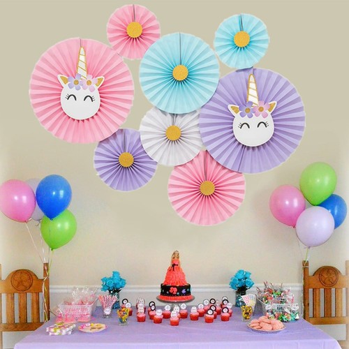 8 pcs Fond Papier Peint Fleurs Parti Papier Peint Fleurs Décor Papier ...