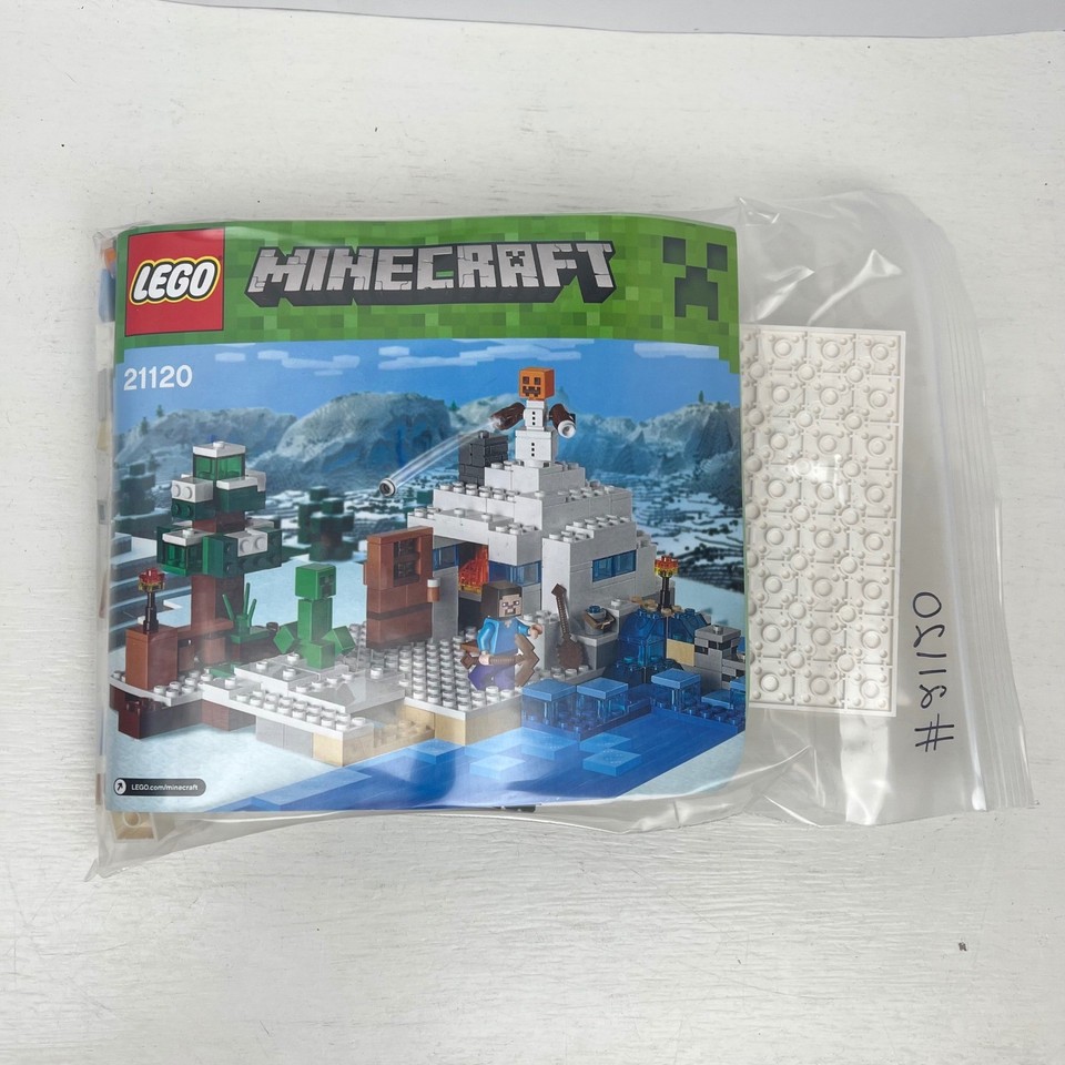 LEGO Minecraft The Snow Hideout 21120 Building Kit Pre-owned | eBay