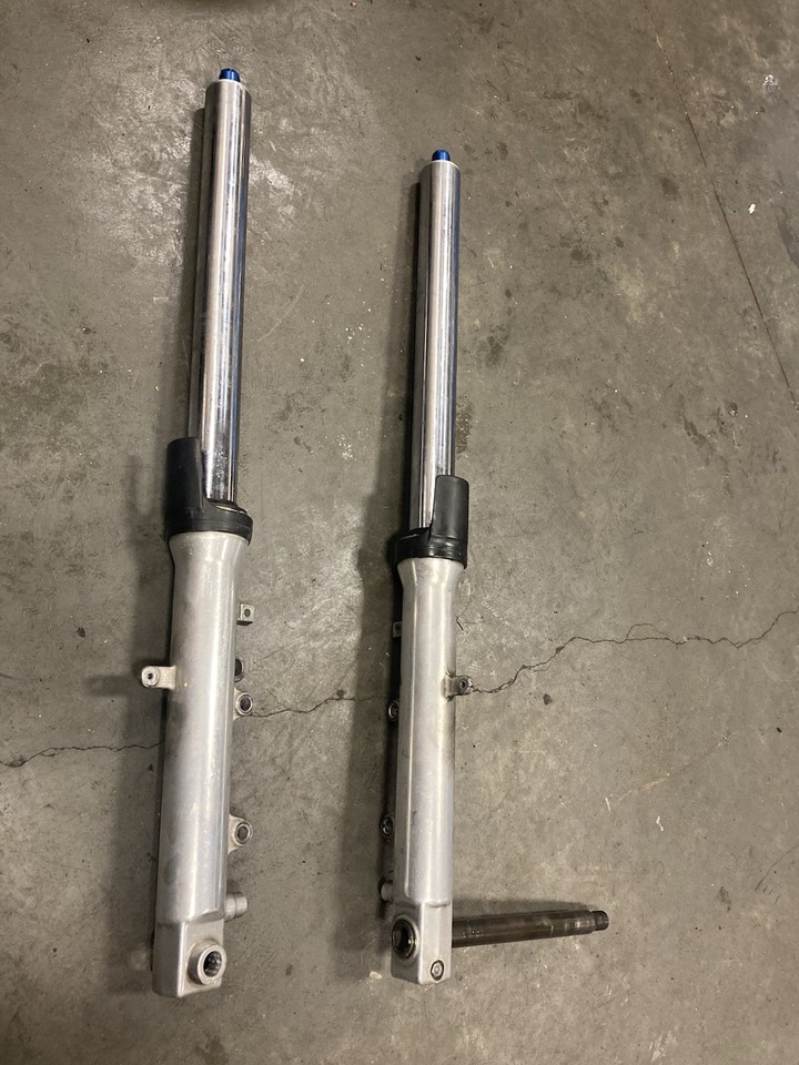 99-02 YAMAHA YZF R6 YZFR6 OEM FRONT FORKS SHOCK SUSPENSION SET PAIR ...