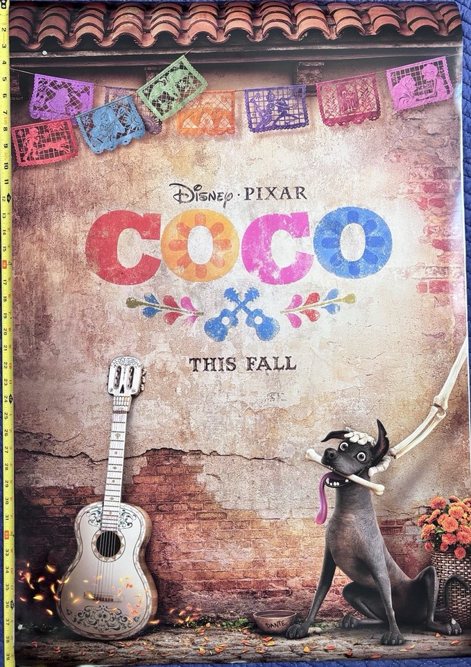 Disney’s Pixar COCO Movie Double Sided Poster 27x40 Anthony Gonzales | eBay