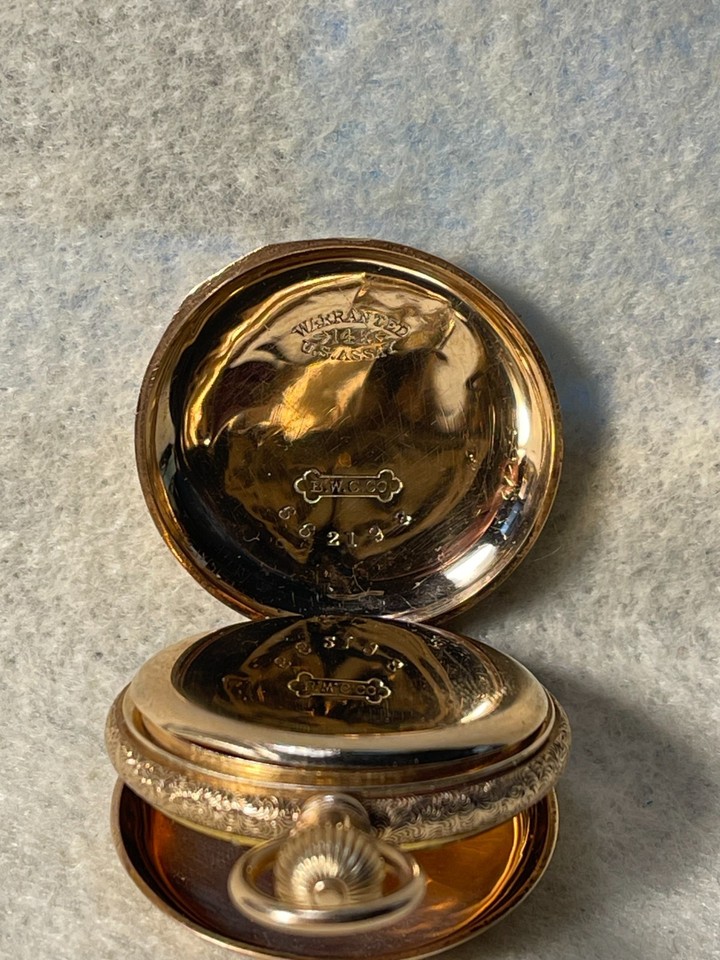 17.9g 14k Solid Gold Pocket Watch Case - Great Details - Very Useable ...