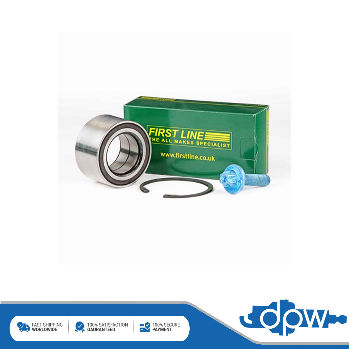 Fits Mercedes C-Class E-Class Wheel Bearing Kit Front Left DPW ...