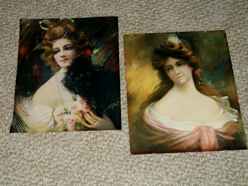 Two Early 1901 & 1902 Art Nouveau Lady ~ISABEL & SEDORAN~ by JAMES ROSS ...
