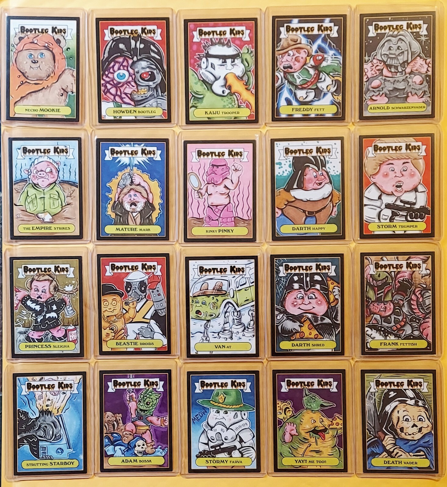 WAR STARS BOOTLEG FULL SET (a/b): Series 1 GPK Artist Jay O'Leary ...