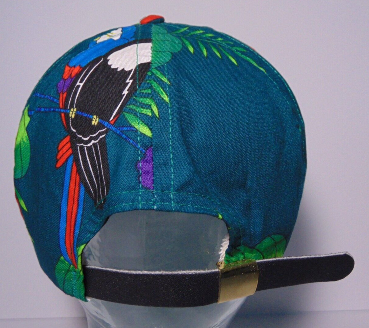 1990s Vintage RTSC Lenora Kansas MACAW BIRDS HAWAIIAN… - Gem