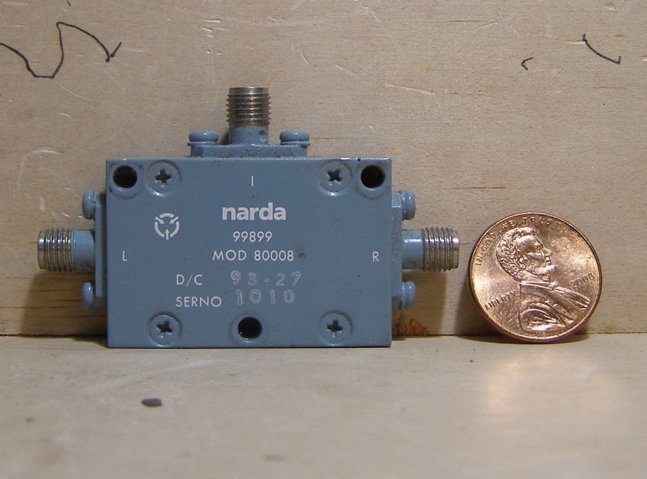 NARDA DIRECTIONAL COUPLER 99899 MOD 80008 ... DC 9.3-27GHz | eBay