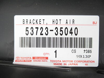 Genuine OEM Toyota 53723-35040 Passenger Rear Lower Deflector 10-19 ...