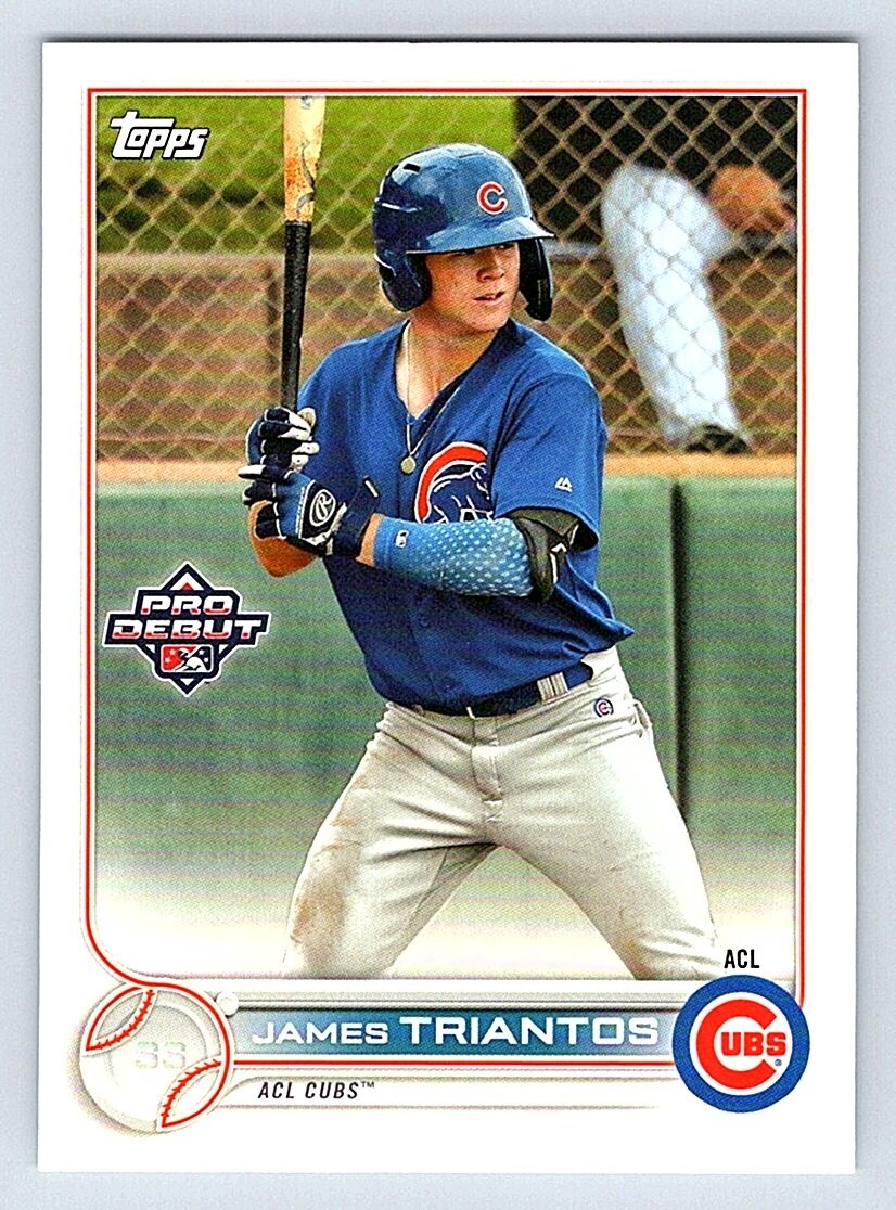 2022 Topps Pro Debut #PD1 JAMES TRIANTOS | eBay
