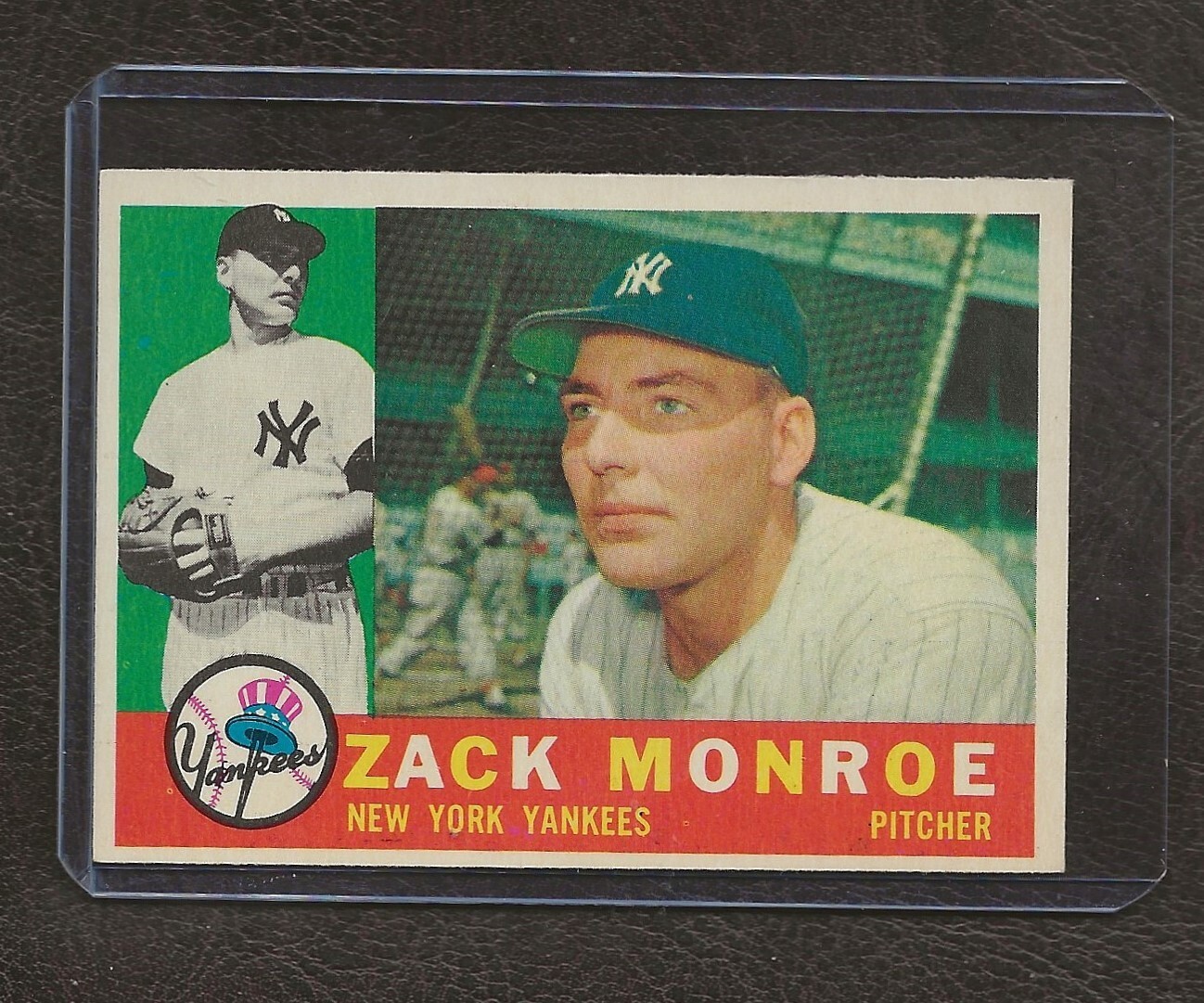 1960 Topps #329 Zack Monroe, New York Yankees, NM! | eBay