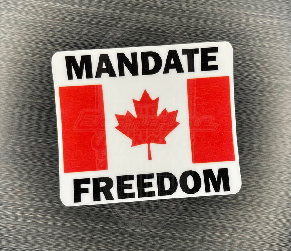 Canada Mandate Freedom 🇨🇦 Convoy 3” Sticker Decal Truckers Anti Trudeau ...