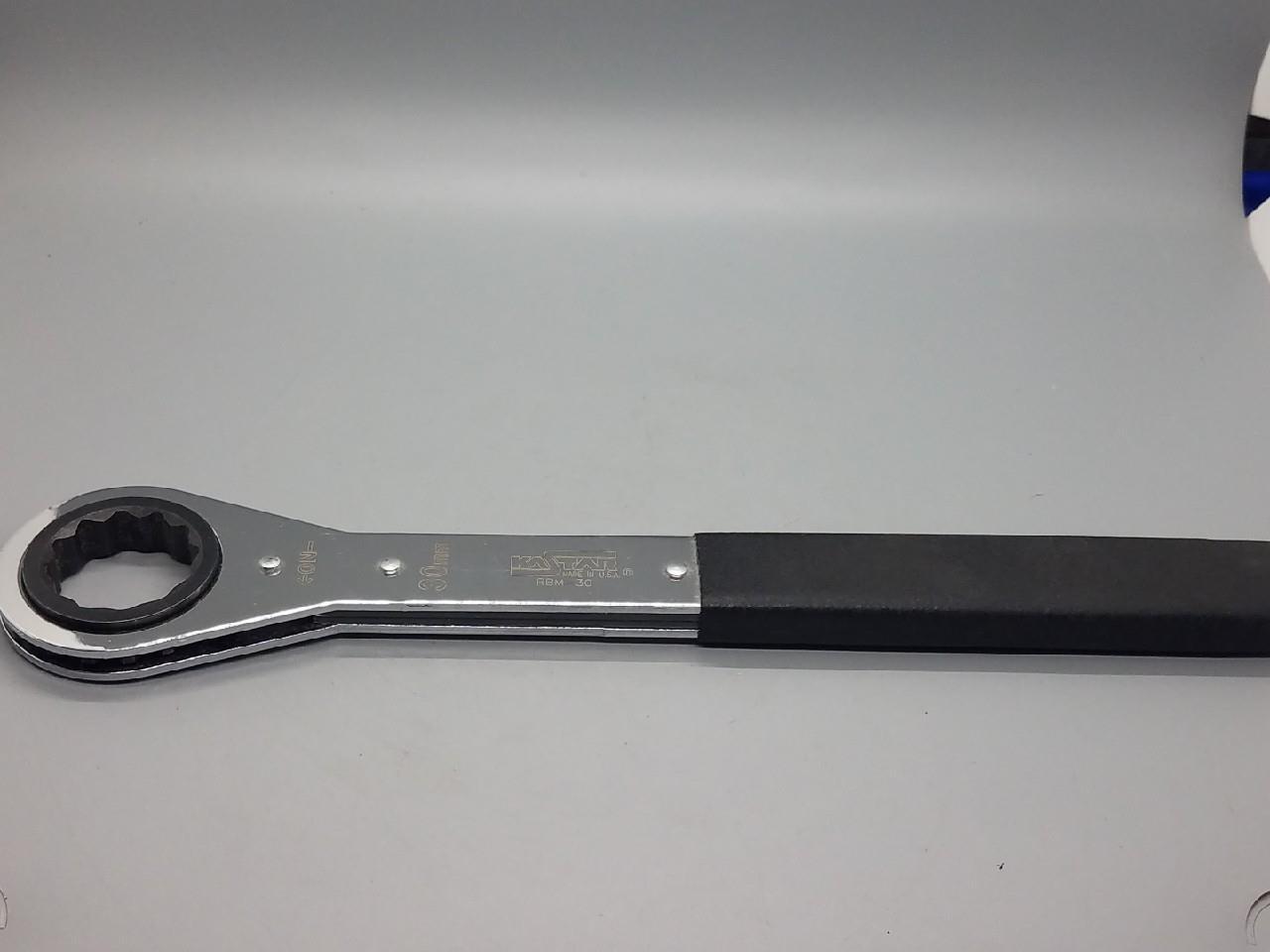 RBM-30 Kastar Flat Ratcheting Box Wrench 12 Point 30mm - USA Made for ...