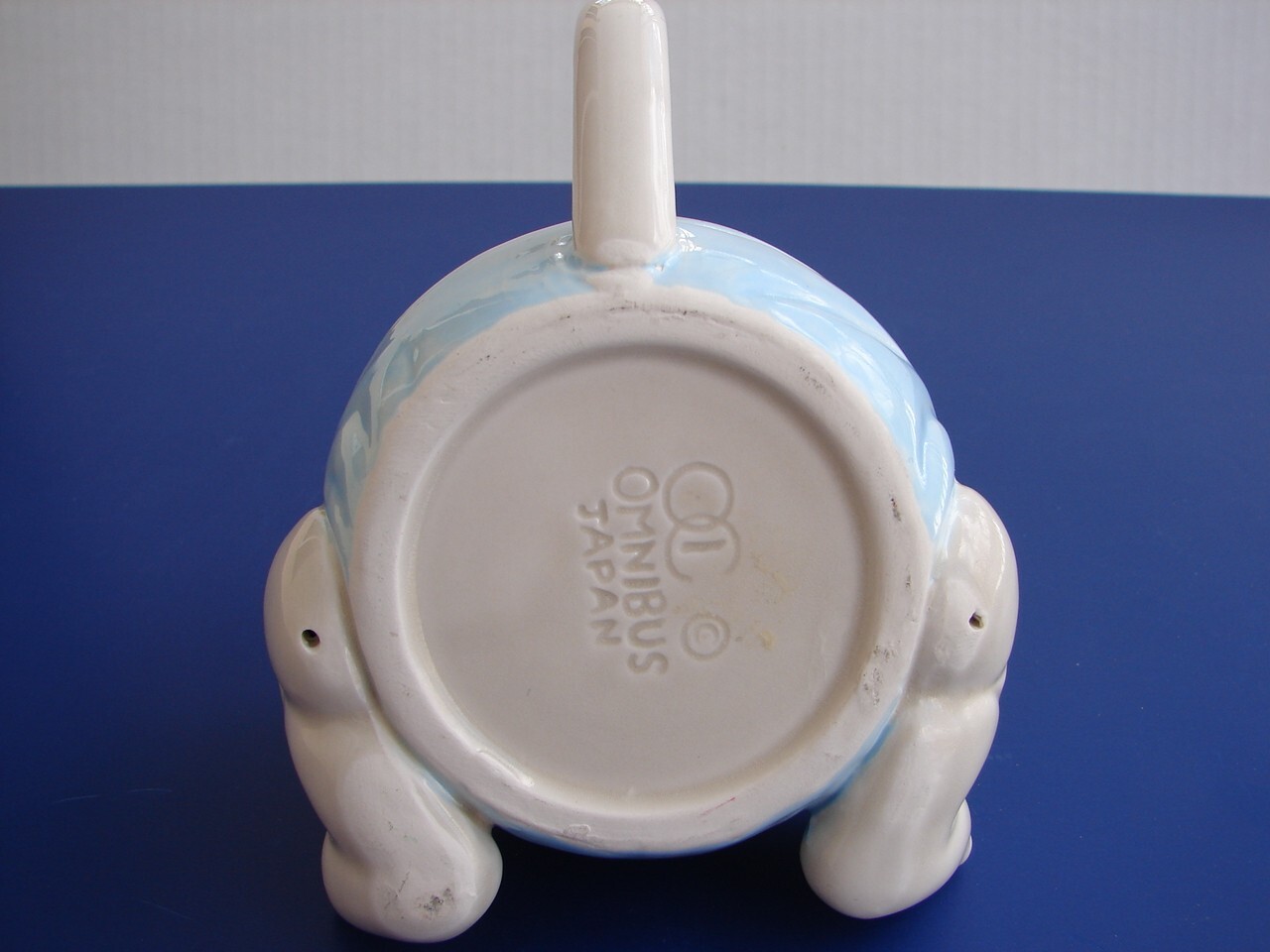 VINTAGE OCI OMNIBUS 1986 TAIWAN CERAMIC PLANTER/CUP MUG BOY BABY DIAPER ...