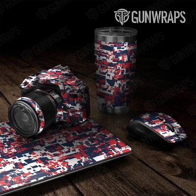 Universal Sheet Digital America Camo Gun Wrap Matte USA (15in x 59in ...