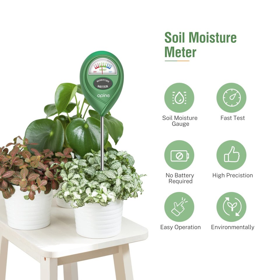 Soil Moisture Meter,Plants Moisture Meter,Plant Water Meter for Indoor ...